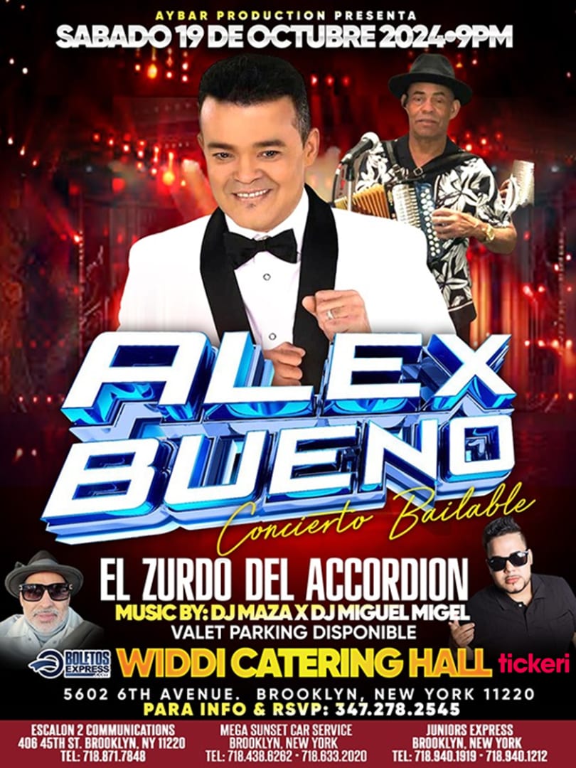 ALEX BUENO EN CONCIERTO BAILABLE -EL ZURCO DE LA ACCORDION Tickets ...