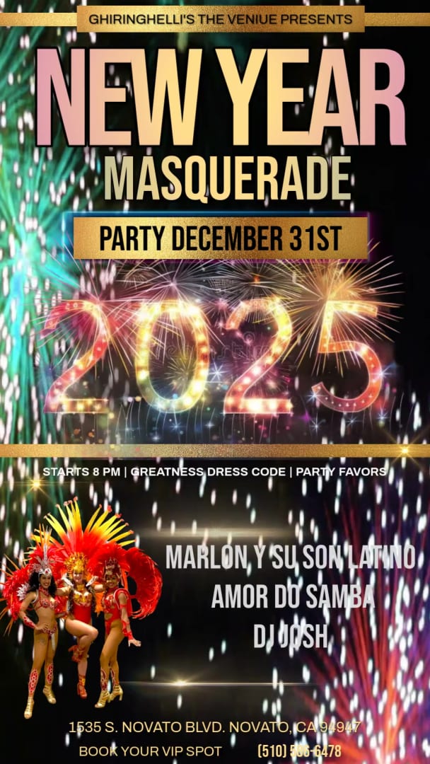 NEW YEARS EVE MASQUERADE PARTY Tickets Boletos at Ghiringhelli's The ...