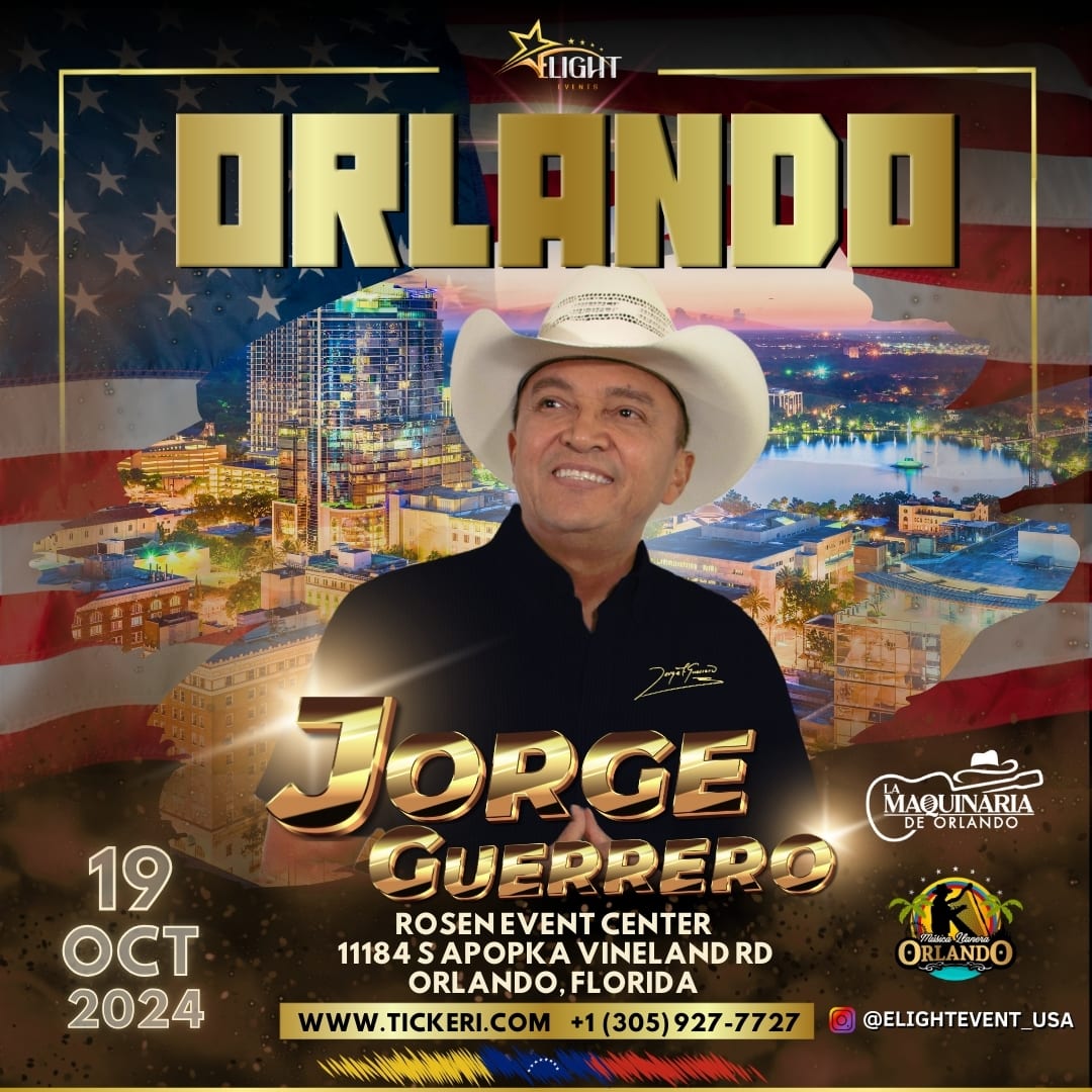 JORGE GUERRERO EN ORLANDO Tickets | Boletos - Rosen JCC: Town Square of ...