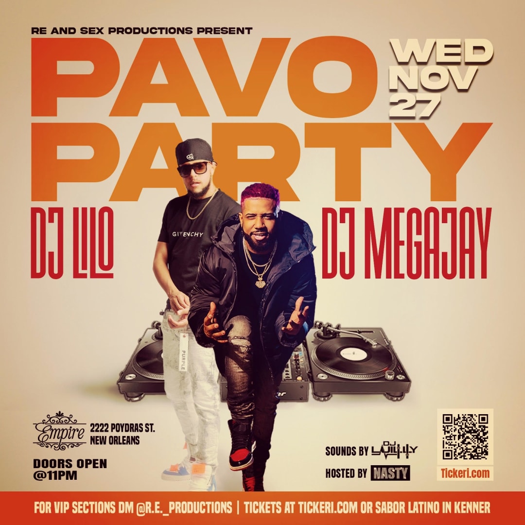 Pavo Party - Featuring DJ MegaJay & DJ Lilo !!! Tickets | Boletos - DA ...