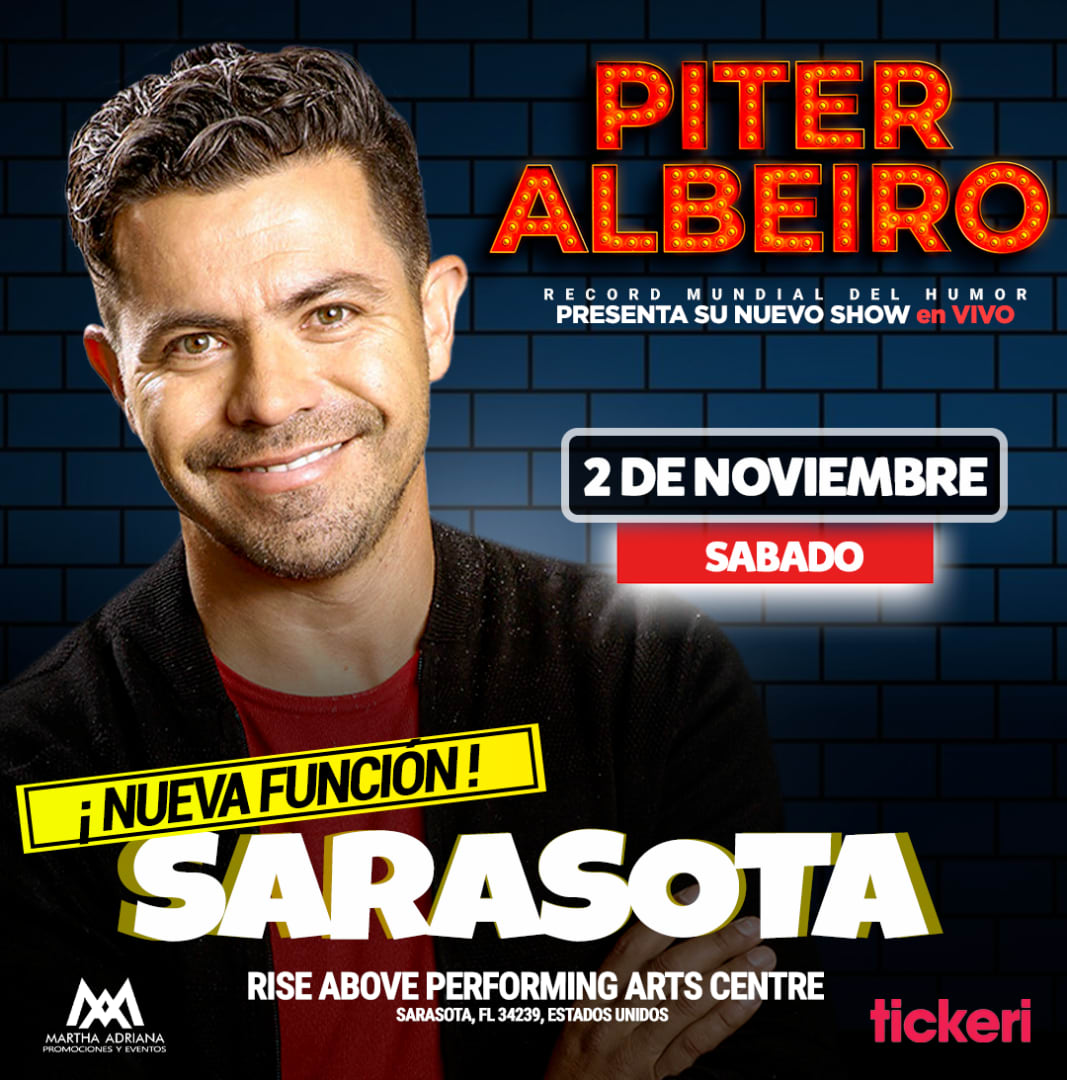PITER ALBEIRO EN SARASOTA FL !!! Tickets | Boletos - Rise Above ...