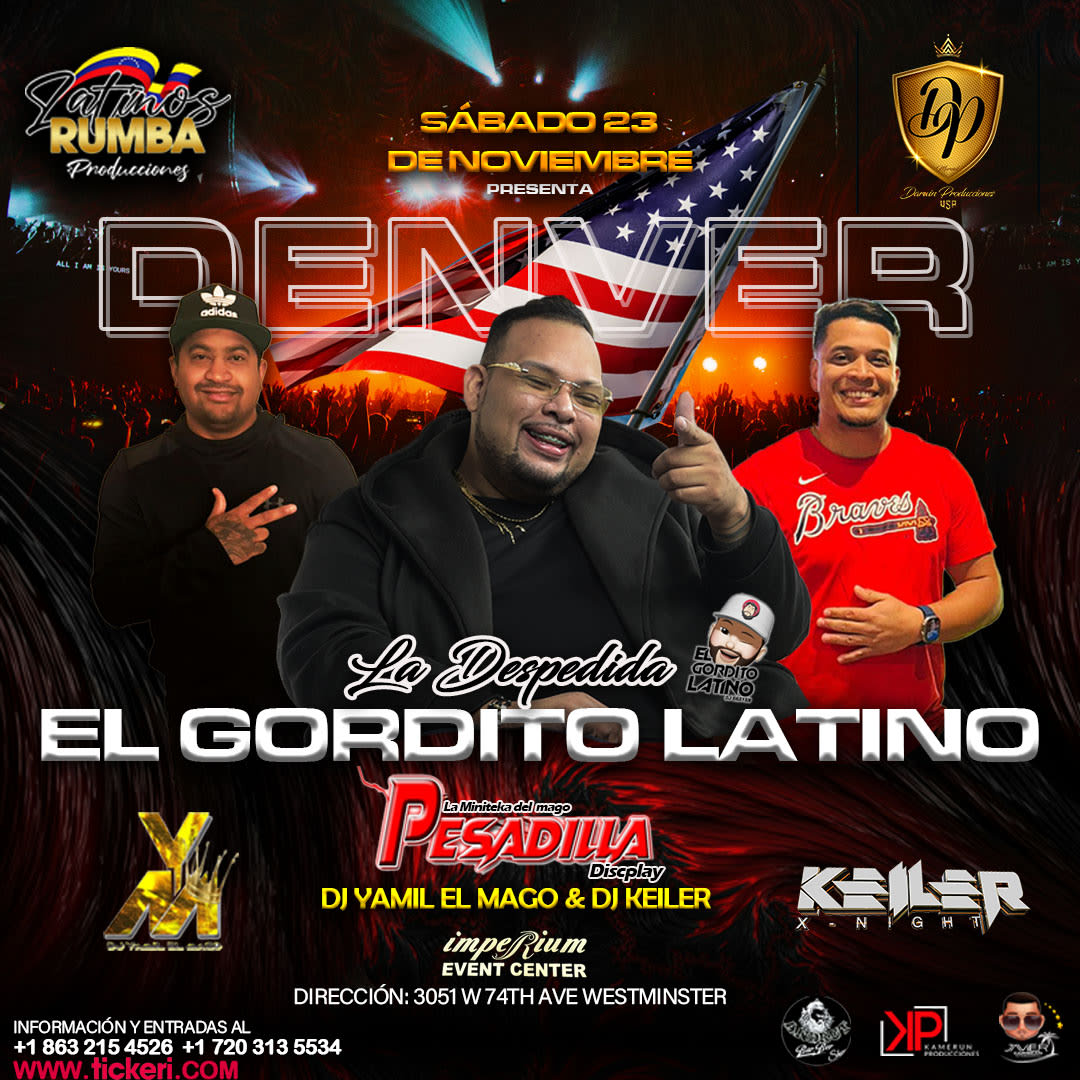 despedida del gordito latino Tickets Boletos at Imperium event center ...