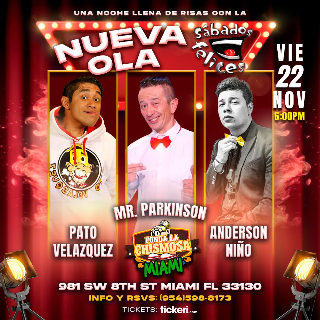 UNA NOCHE LLENA DE RISAS CON LA NUEVA OLA !!! - Mr Parkinson Pato ...