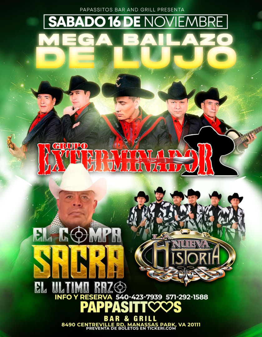 GRUPO EXTERMINADOR, EL COMPA SACRA Y LA NUEVA HISTORIA AT PAPASITOS ...