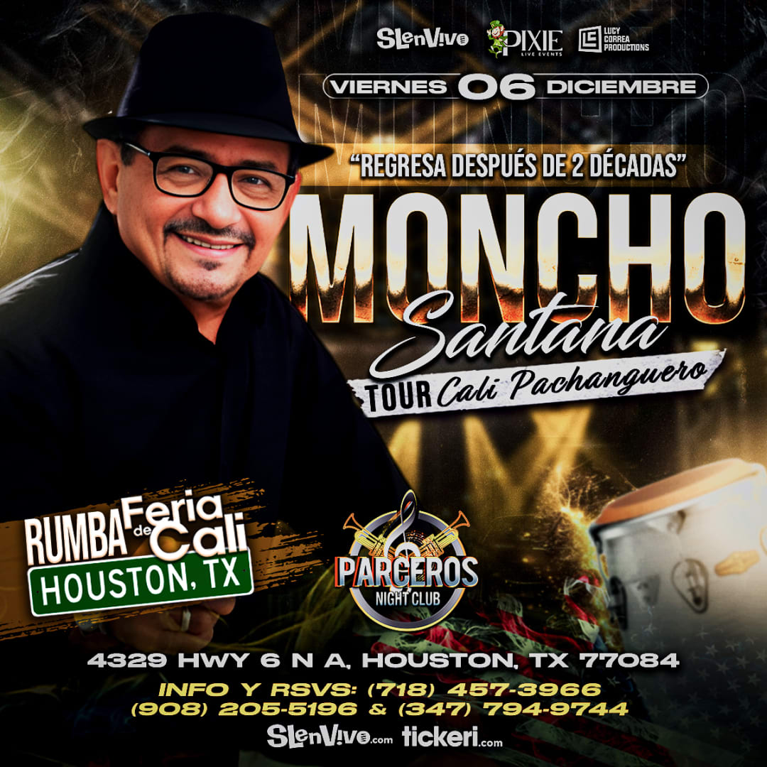 PRE-FERIA DE CALI....MONCHO SANTANA!!! INTIMO EN HOUSTON,TX !! Tickets ...