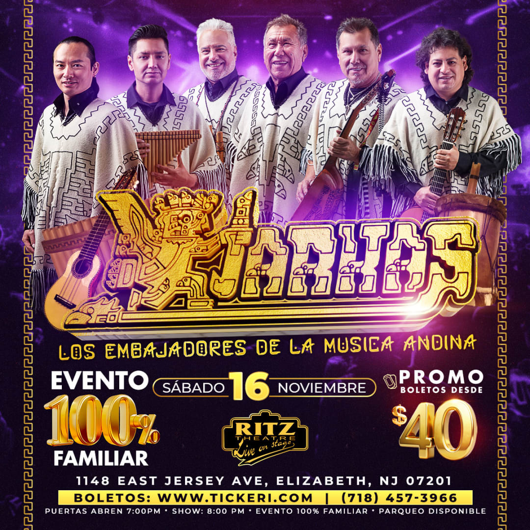 LOS KJARKAS ! NEW JERSEY Tickets | Boletos - Ritz Theatre & Performing ...