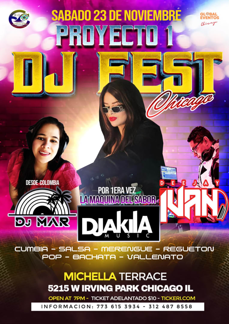 Djs fest Tickets Boletos at MICHELLA TERRACE | Chicago, Illinois - 2024 ...