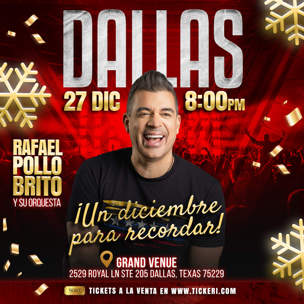 RAFAEL POLLO BRITO EN DALLAS ! Tickets | Boletos - GRAND VENUE, Dallas ...
