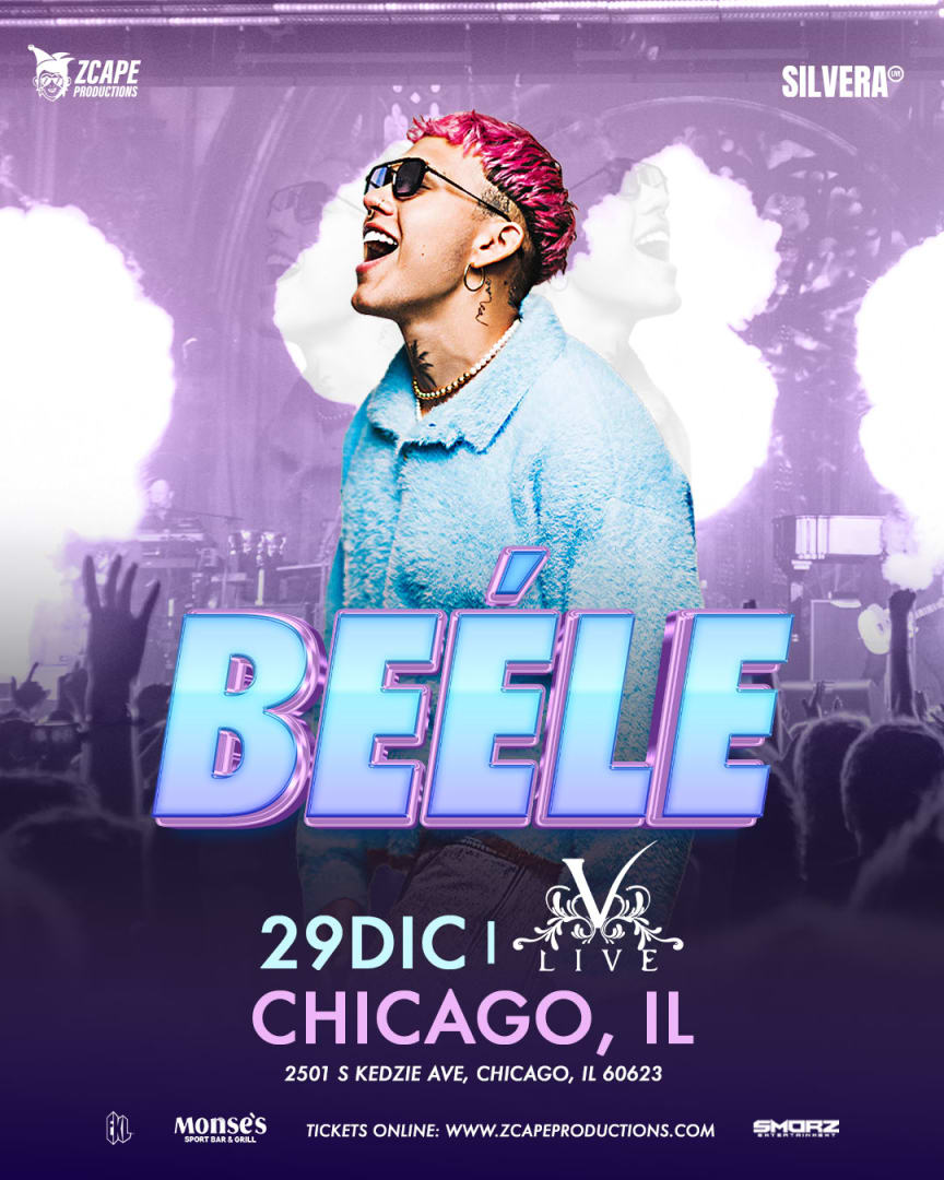 BEELE EN VIVO EN CHICAGO Tickets | Boletos - V Live Restaurant & Live ...