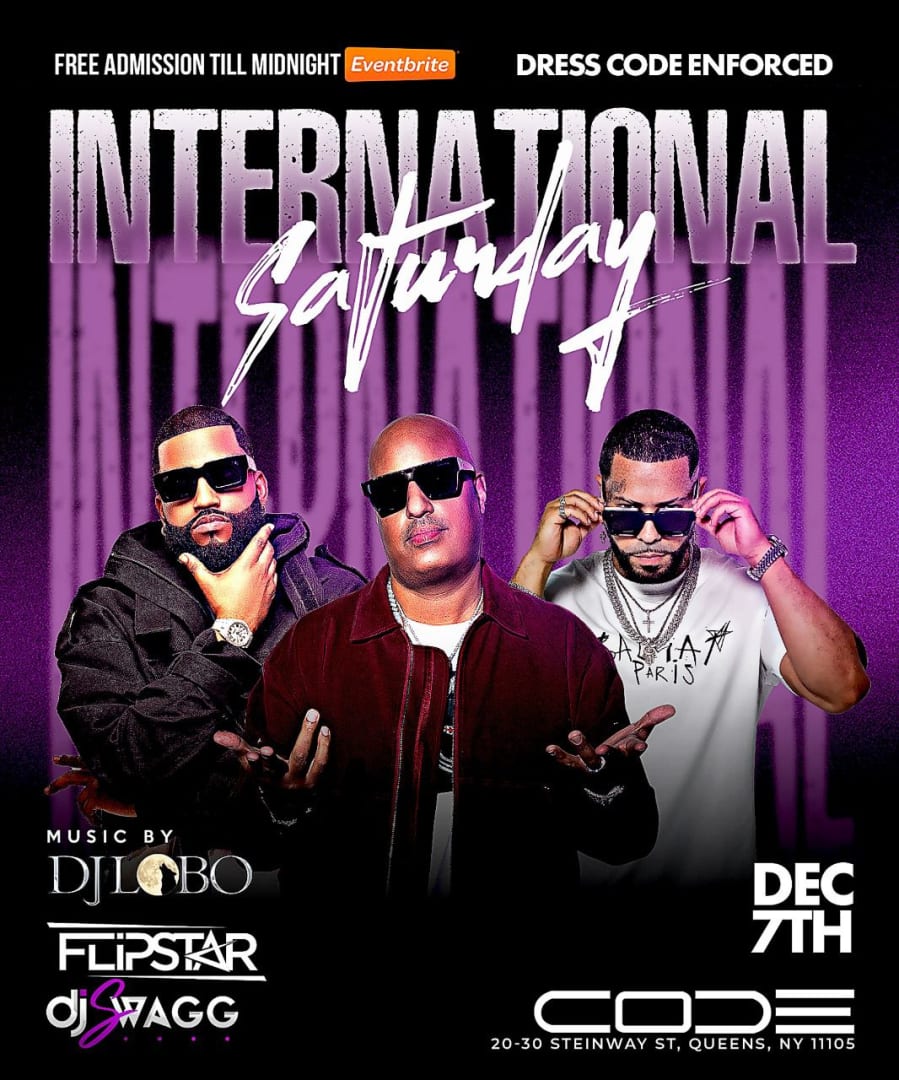 International Saturdays At Code Astoria Tickets Boletos at Code Astoria ...
