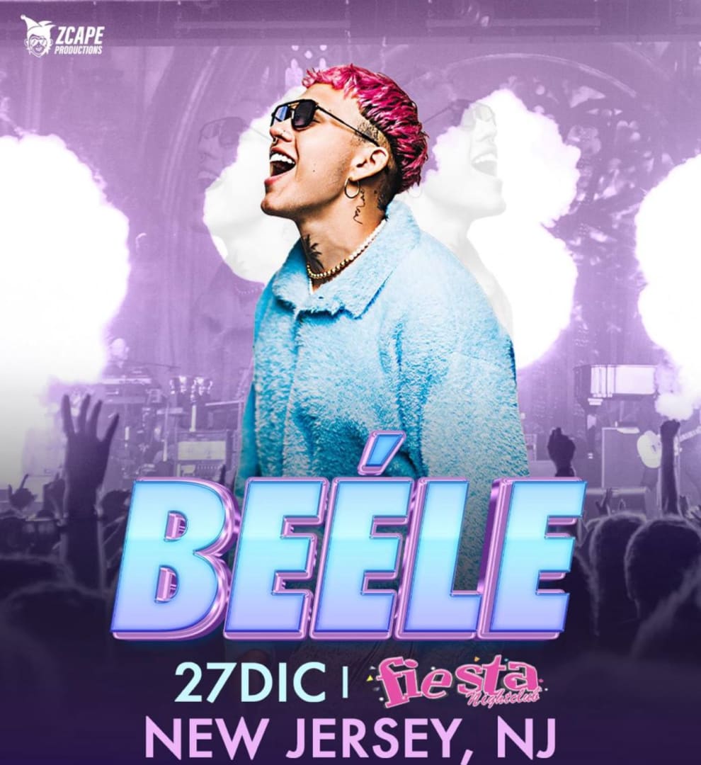 BEELE EN VIVO EN NEW JERSEY Tickets | Boletos - Fiesta Night Club ...