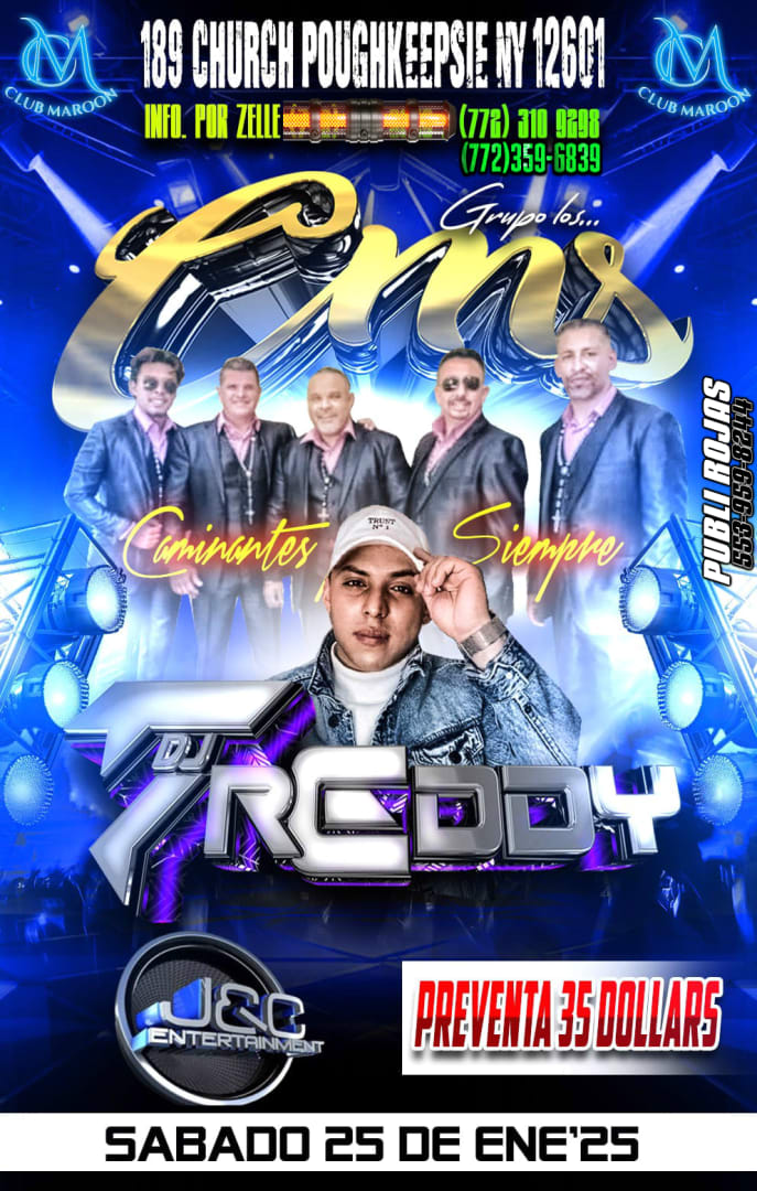 LOS CMS CAMINANTES POR SIEMPRE Y DJ FREDDY EN VIVO Tickets | Boletos ...
