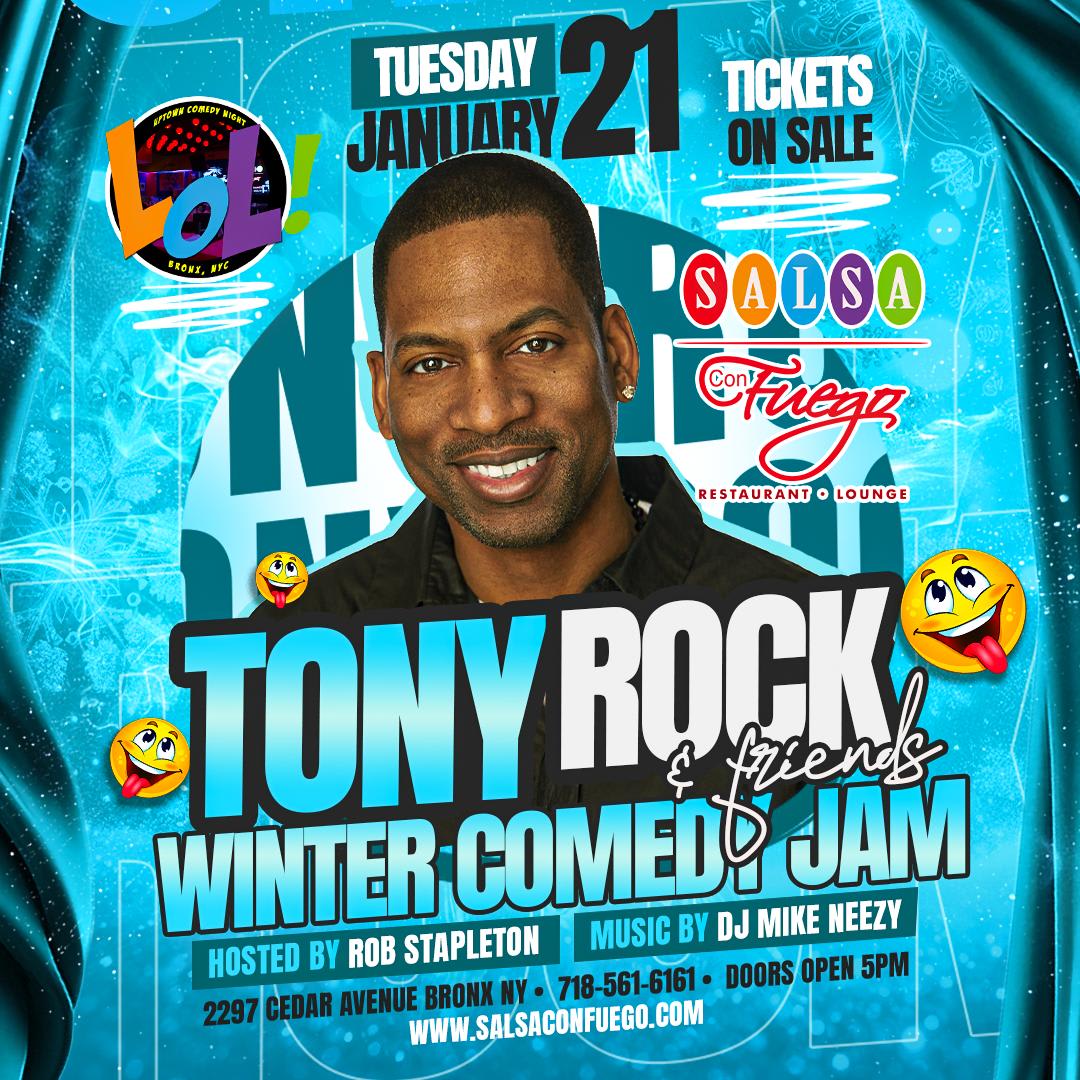 Tony Rock & Friends | Winter Comedy Jam Tickets | Boletos - Salsa Con ...
