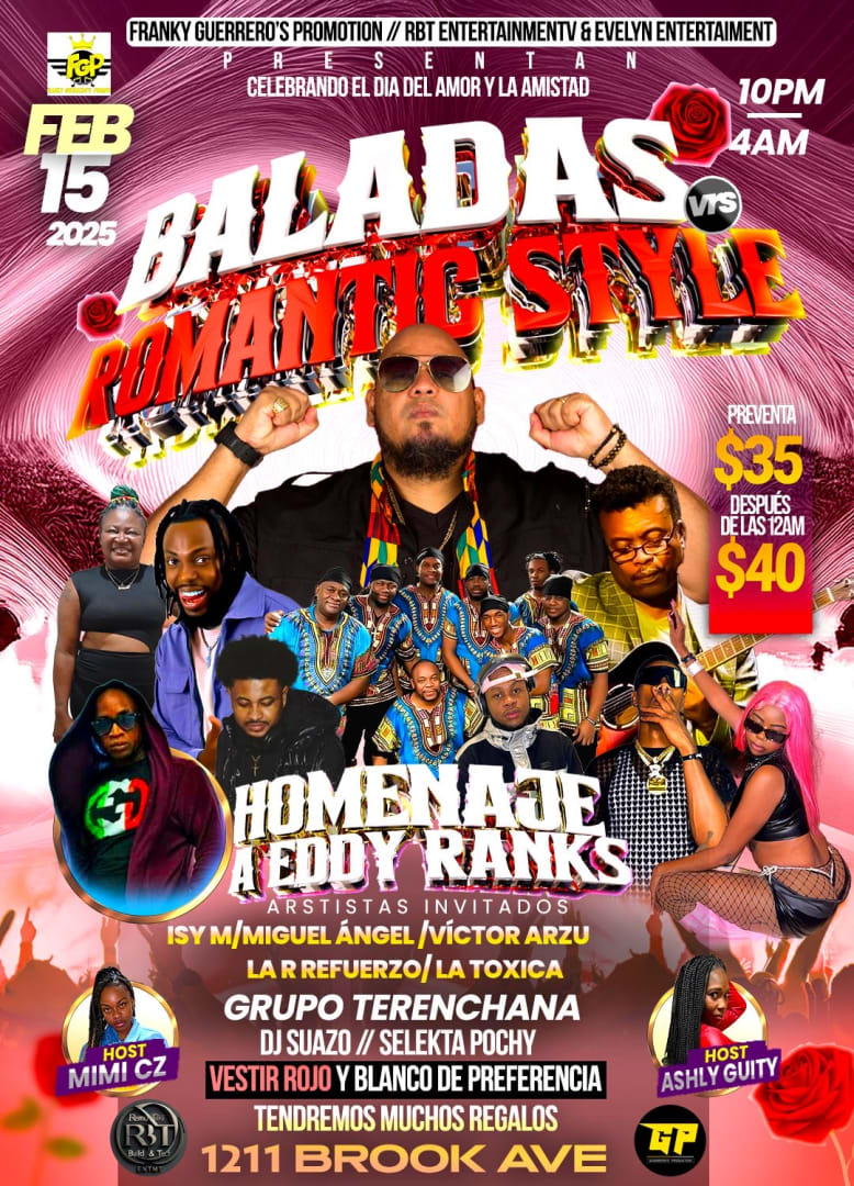 Baladas vs. Romantic Style - Un homenaje a Eddy Ranks (Celebrando San ...