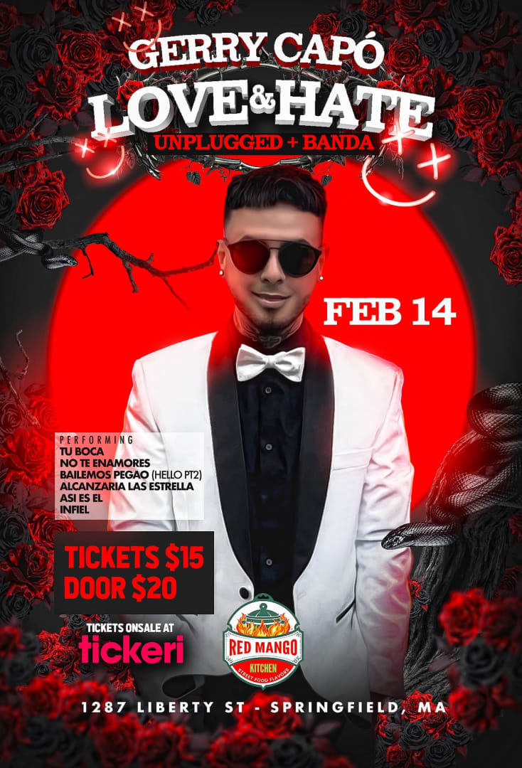 Gerry Capó LOVE N HATE Unplugged + The Band! Tickets | Boletos - Red ...