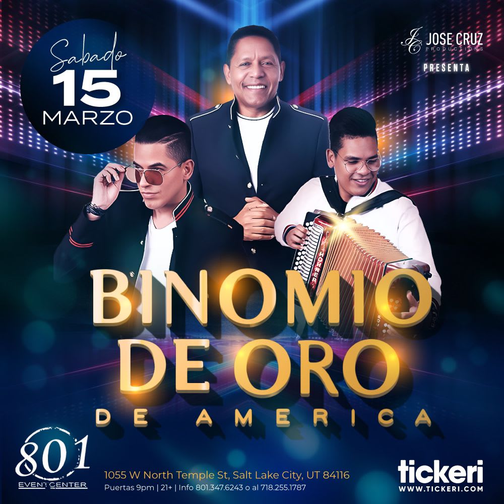 BINOMIO DE ORO EN SALT LAKE CITY in Salt Lake City - Tickets 2025-03-15 ...