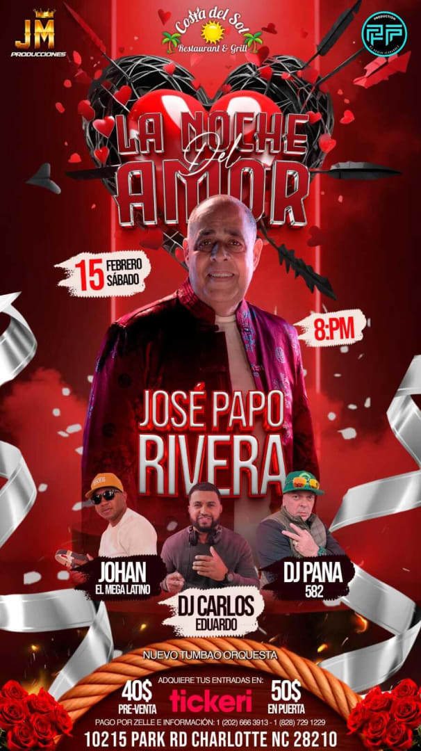 JM PRODUCCIONES Y RF PRODUCTION PRESENTA A "JOSE PAPO RIVERA" in ...