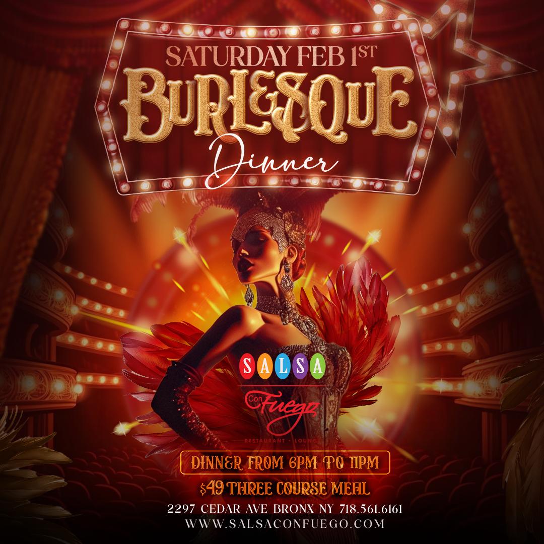 BURLESQUE DINNER SHOW | LIVE PERFORMANCE | CELEBRATE THE BOLD SEXY SIDE ...