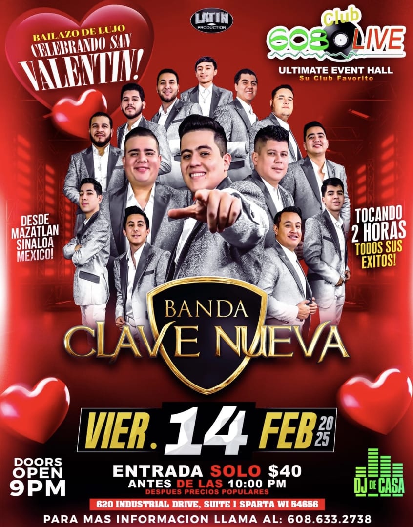 Banda Clave Nueva En Concierto Tickets | Boletos - 608 live , Sparta ...
