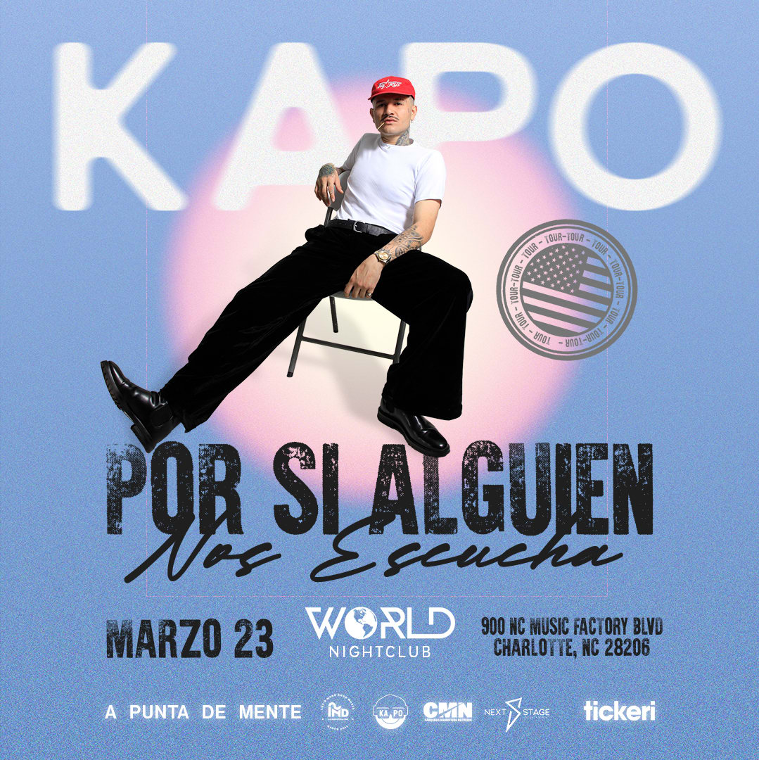 KAPO EN CONCIERTO!!! Tickets | Boletos - World Nightclub, Charlotte ...