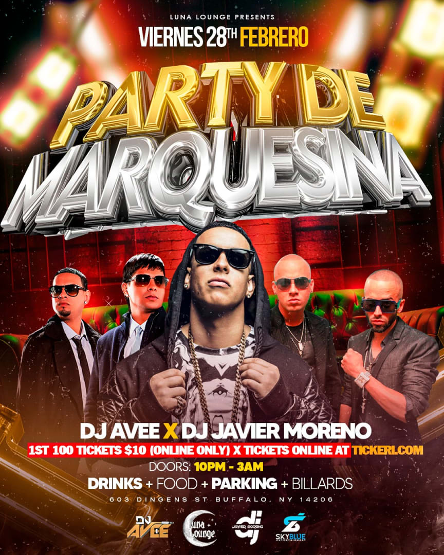 PARTY DE MARQUESINA • LUNA LOUNGE Tickets | Boletos - Luna Lounge ...