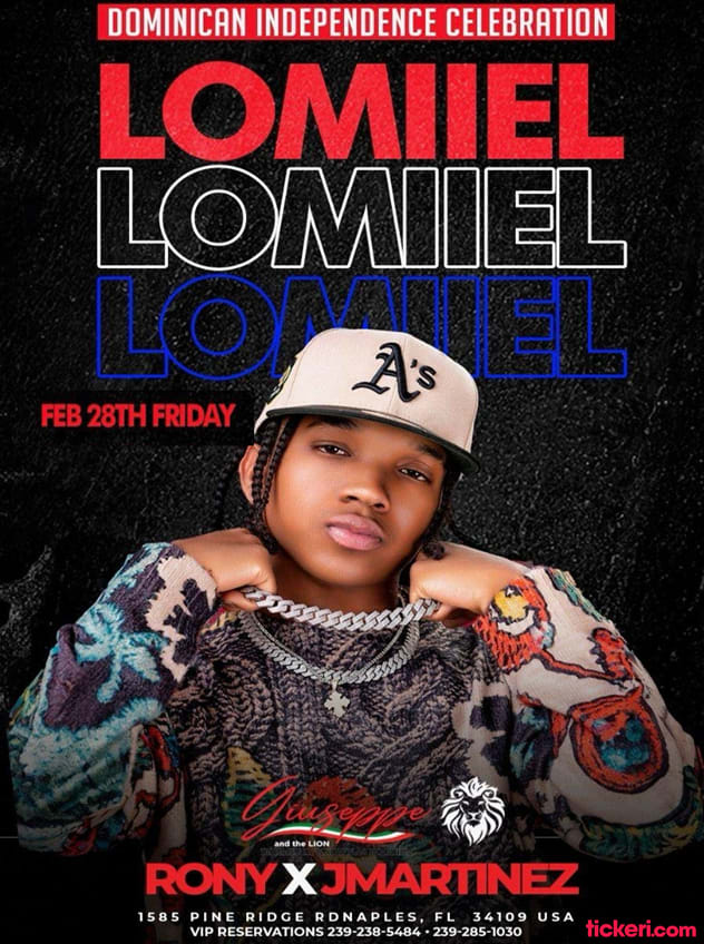 LOMIIEL EN CONCIERTO! DOMINICAN INDEPENDENCE CELEBRATION - NAPLES in ...