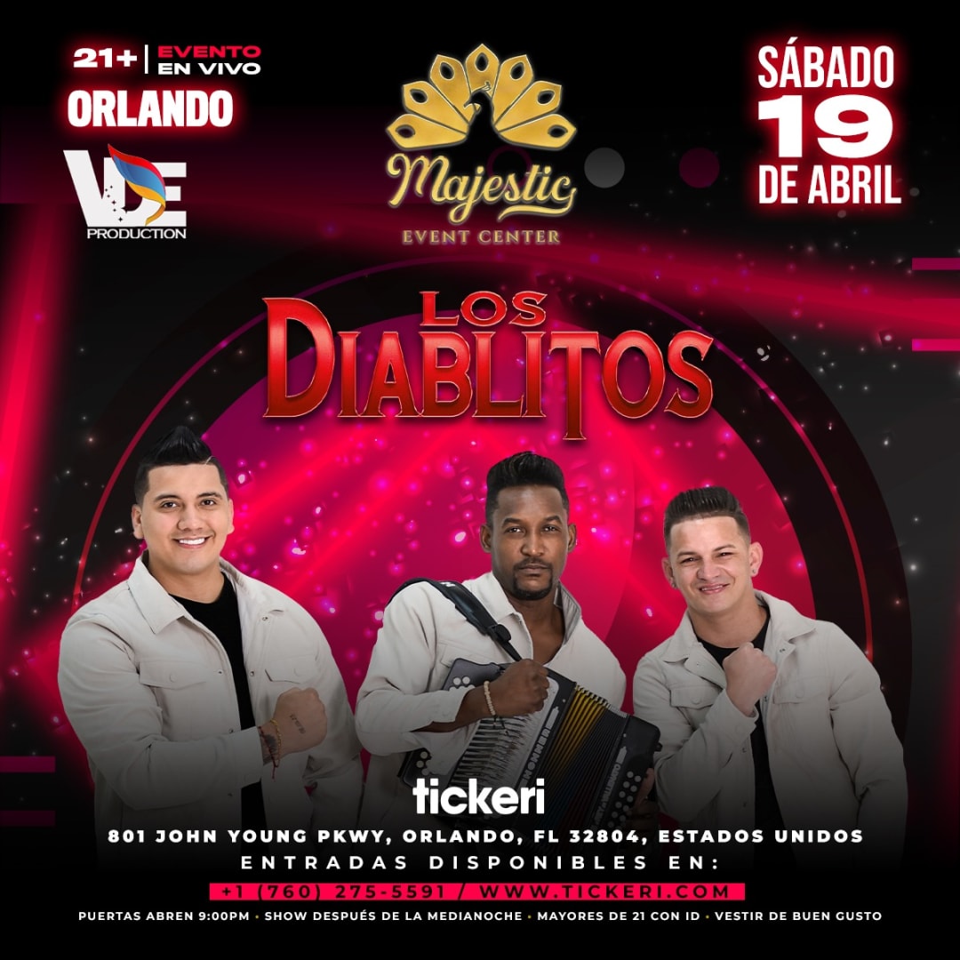Los Diablitos del Vallenato en Orlando Tickets | Boletos - Majestic ...