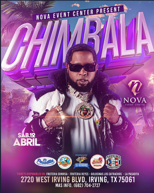 CHIMBALA EN CONCIERTO!!! Tickets | Boletos - Nova Event Center, Irving ...