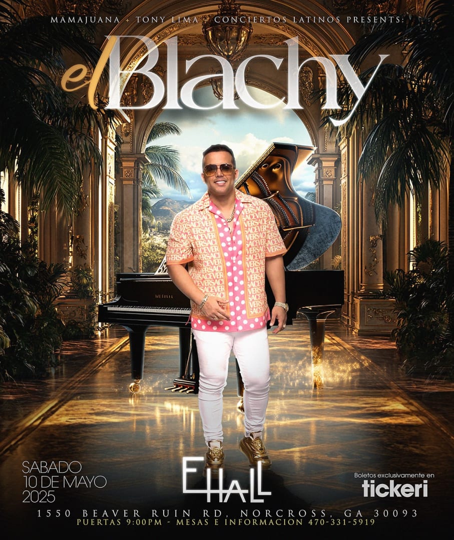 EL Blachy - USA Tour, en Atlanta GA Tickets | Boletos - Ehall Atlanta ...