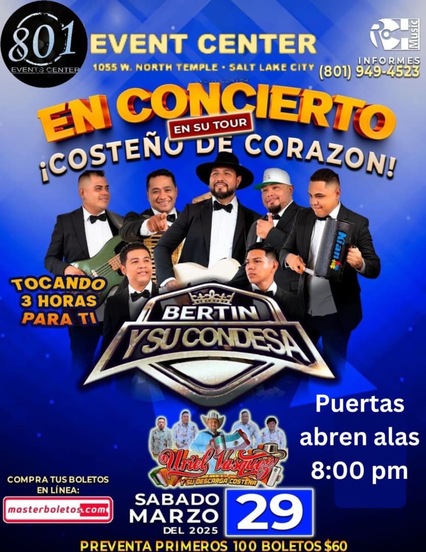 BERTIN Y SU CONDESA EN CONCIERTO!!! Tickets | Boletos - 801 Event ...