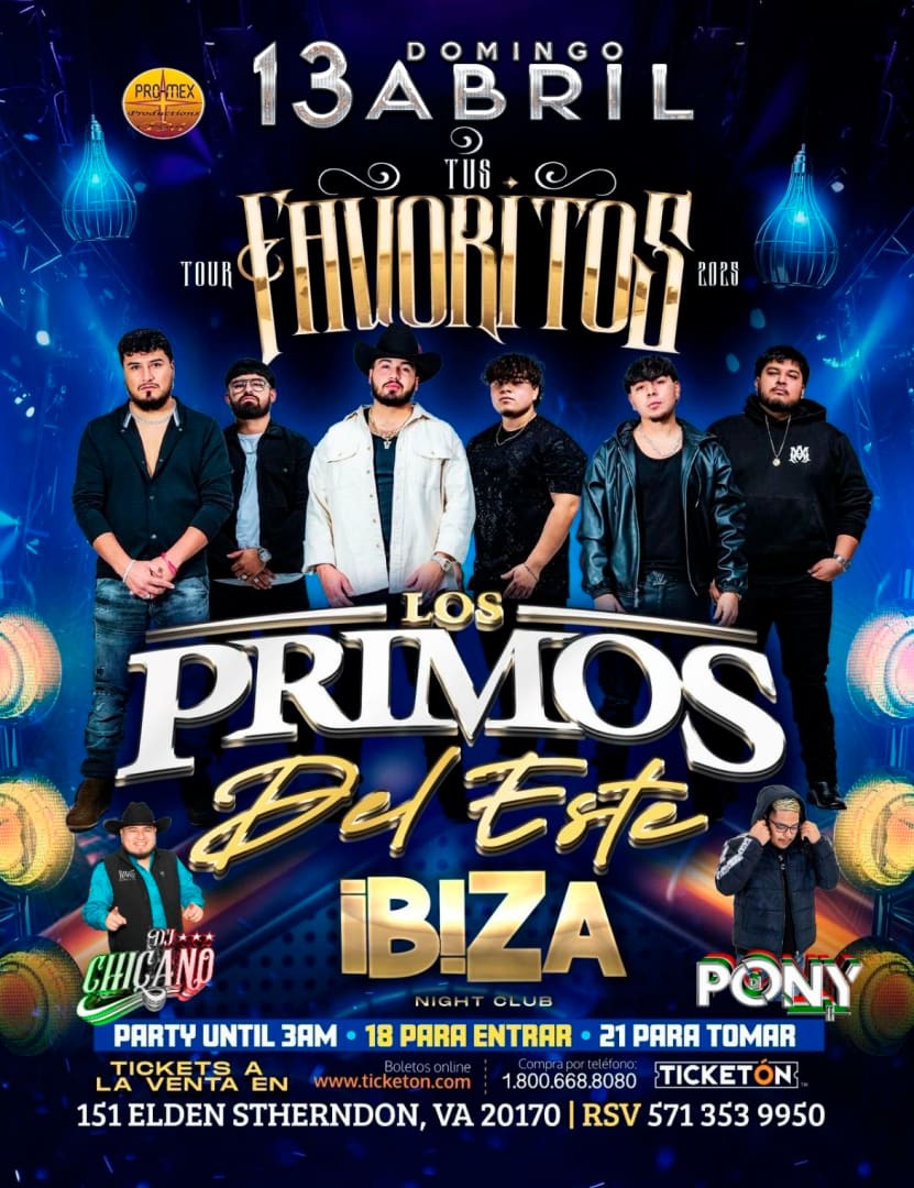 Los primos del este en Herndon Va in Herndon - Tickets 2025-04-13 ...