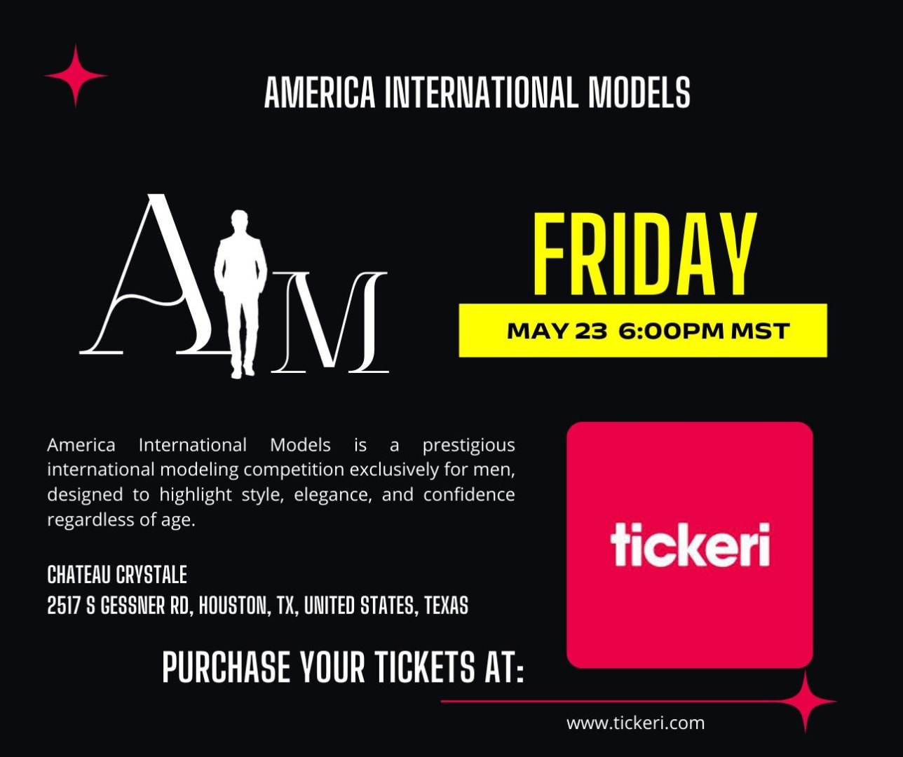 AMERICAN INTERNATIONAL MODEL - HOUSTON in Houston - Tickets 2025-05-23 ...
