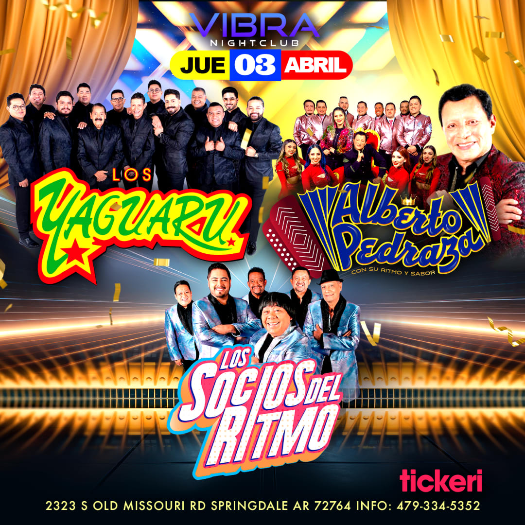 LOS YAGUARU, ALBERTO PEDRAZA Y LOS SOCIOS DEL RITMO EN ARKANSAS Tickets ...