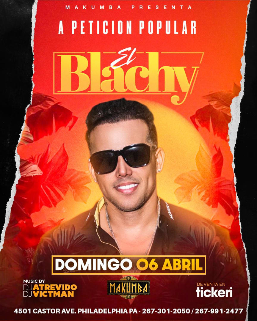 EL BLACHY EN VIVO!!! Tickets | Boletos - Makumba Restaurant Bar ...