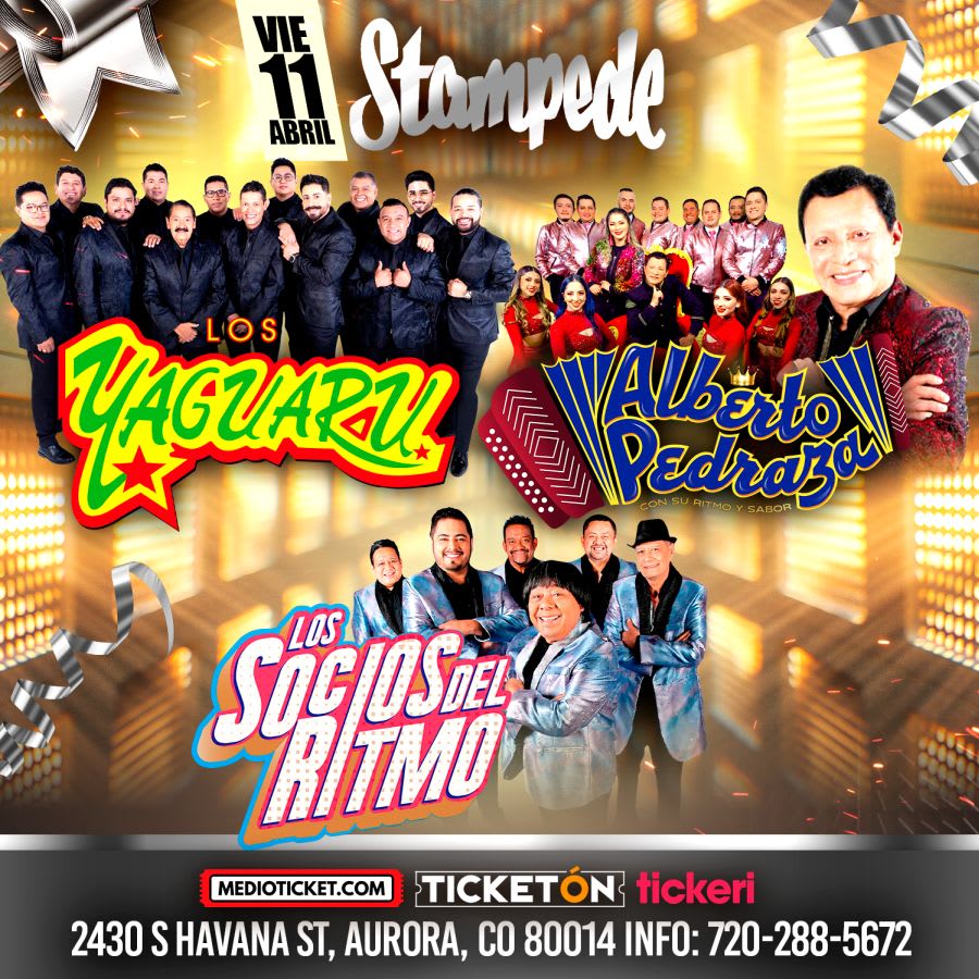 LOS YAGUARU, ALBERTO PEDRAZA Y LOS SOCIOS DEL RITMO EN DENVER Tickets ...