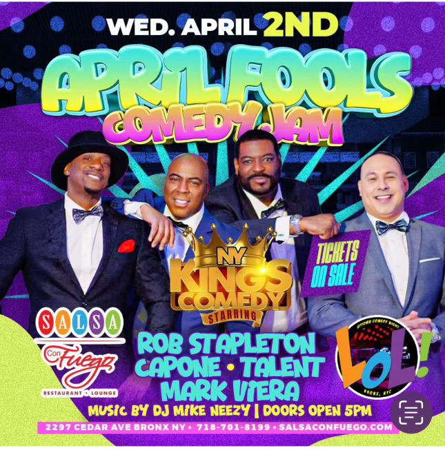 NY Kings of Comedy, CAPONE, TALENT & MARK VIERA | LOL! April Fools ...