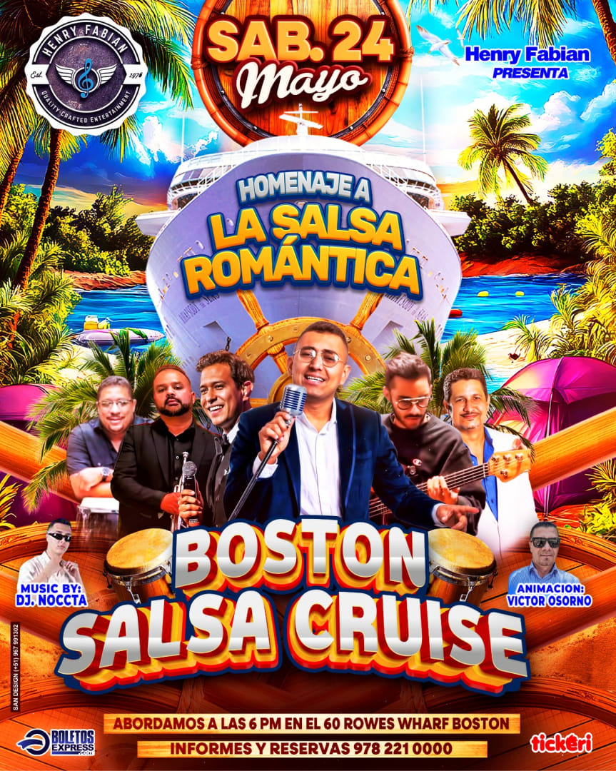 Boston Salsa Cruise "Homenaje a la salsa Romantica" Tickets | Boletos ...