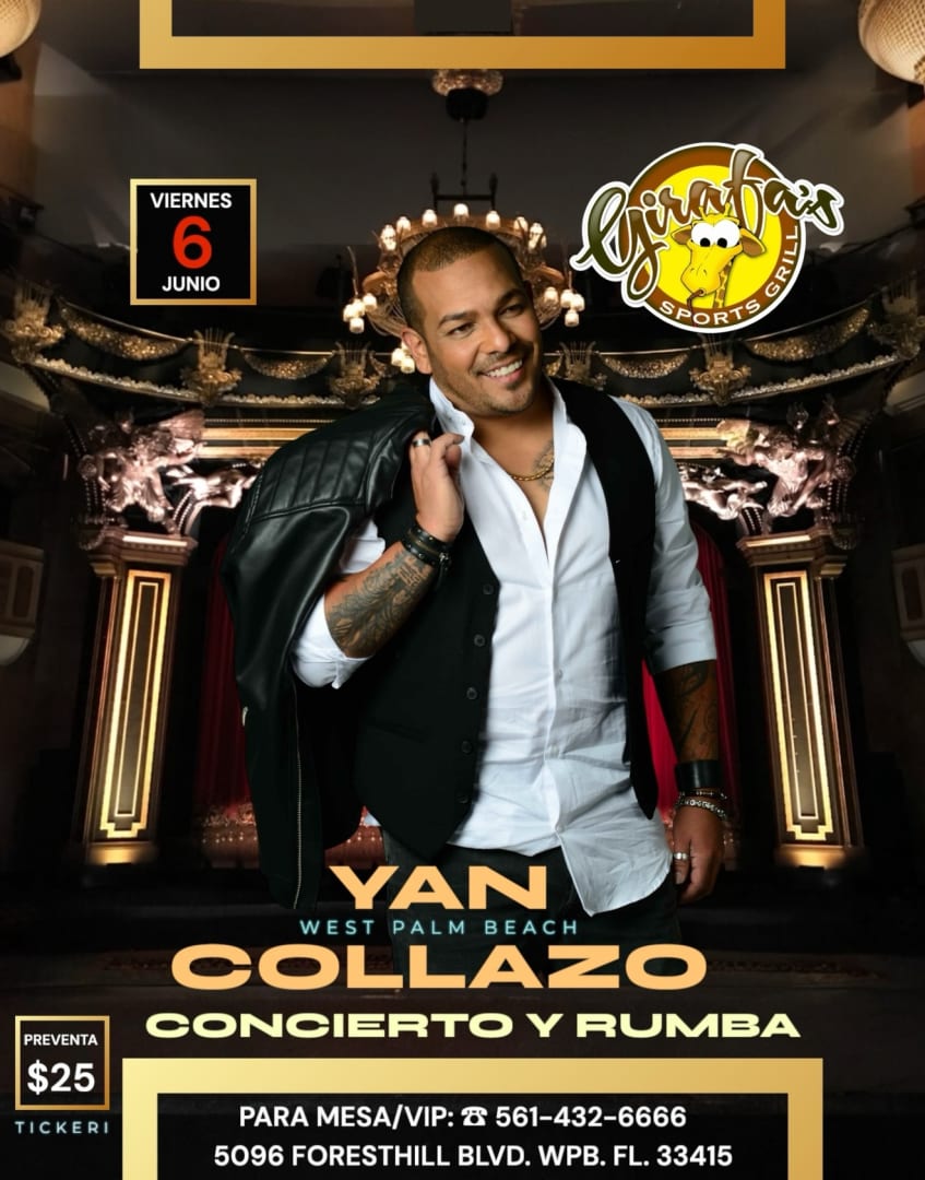 YAN COLLAZO en SALSA 💃 CONCIERTO en WEST PALM BEACH in West Palm Beach ...