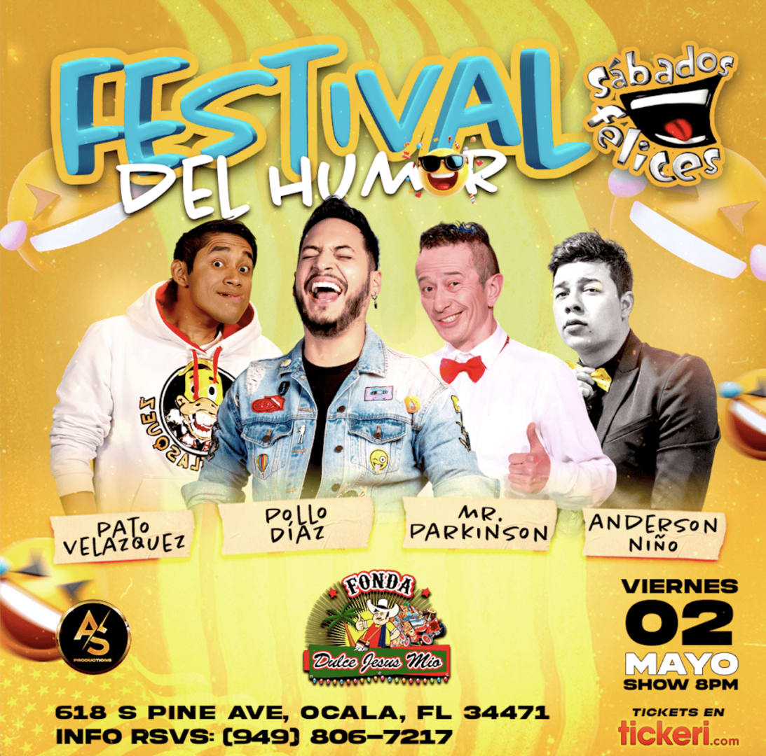Festival de Humor con Pato Velazquez, Pollo Diaz, Mr. Parkinson y ...