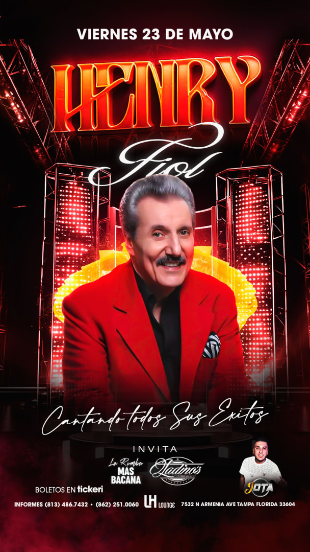 HENRY FIOL Tickets | Boletos - LH LOUNGE, Tampa | 2025-05-23 - Tickeri.com