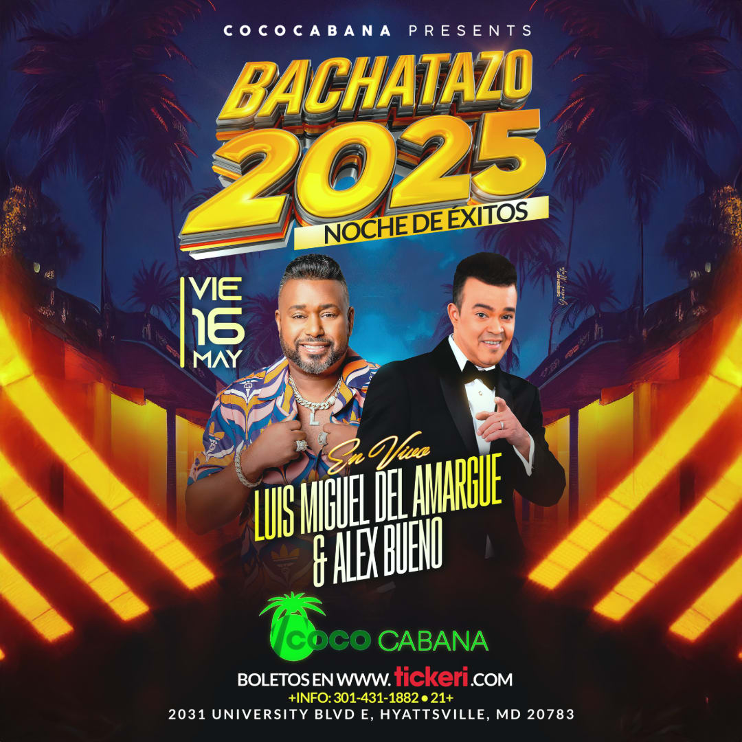 LUIS MIGUEL DEL AMARGUE & ALEX BUENO- Bachatazo 2025 en Maryland ...