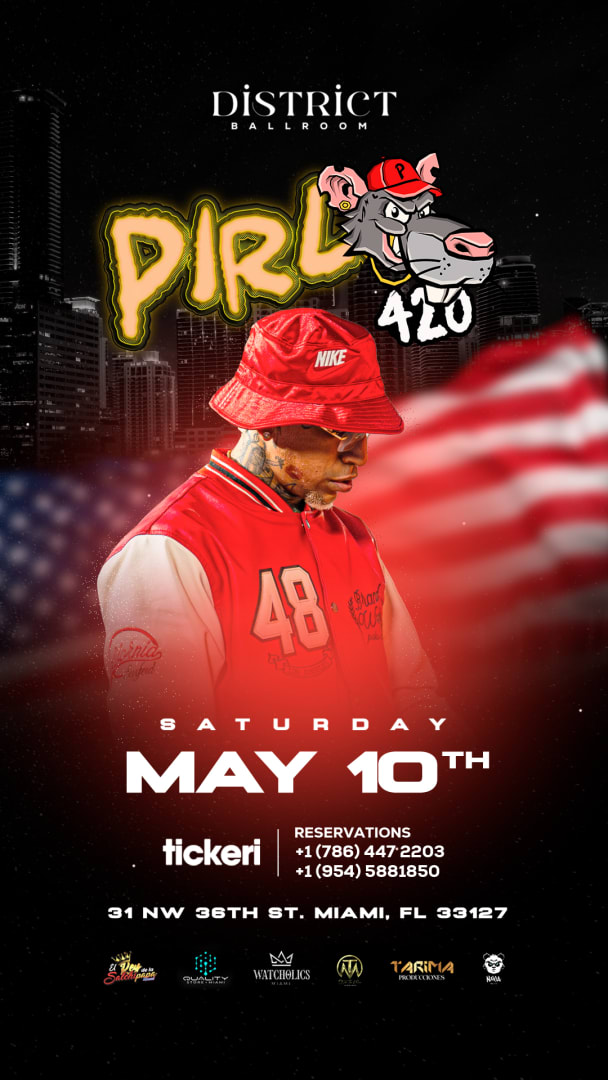 Pirlo 420 en Miami in Miami - Tickets 2025-05-09 | 4.40 Live & Rooftop