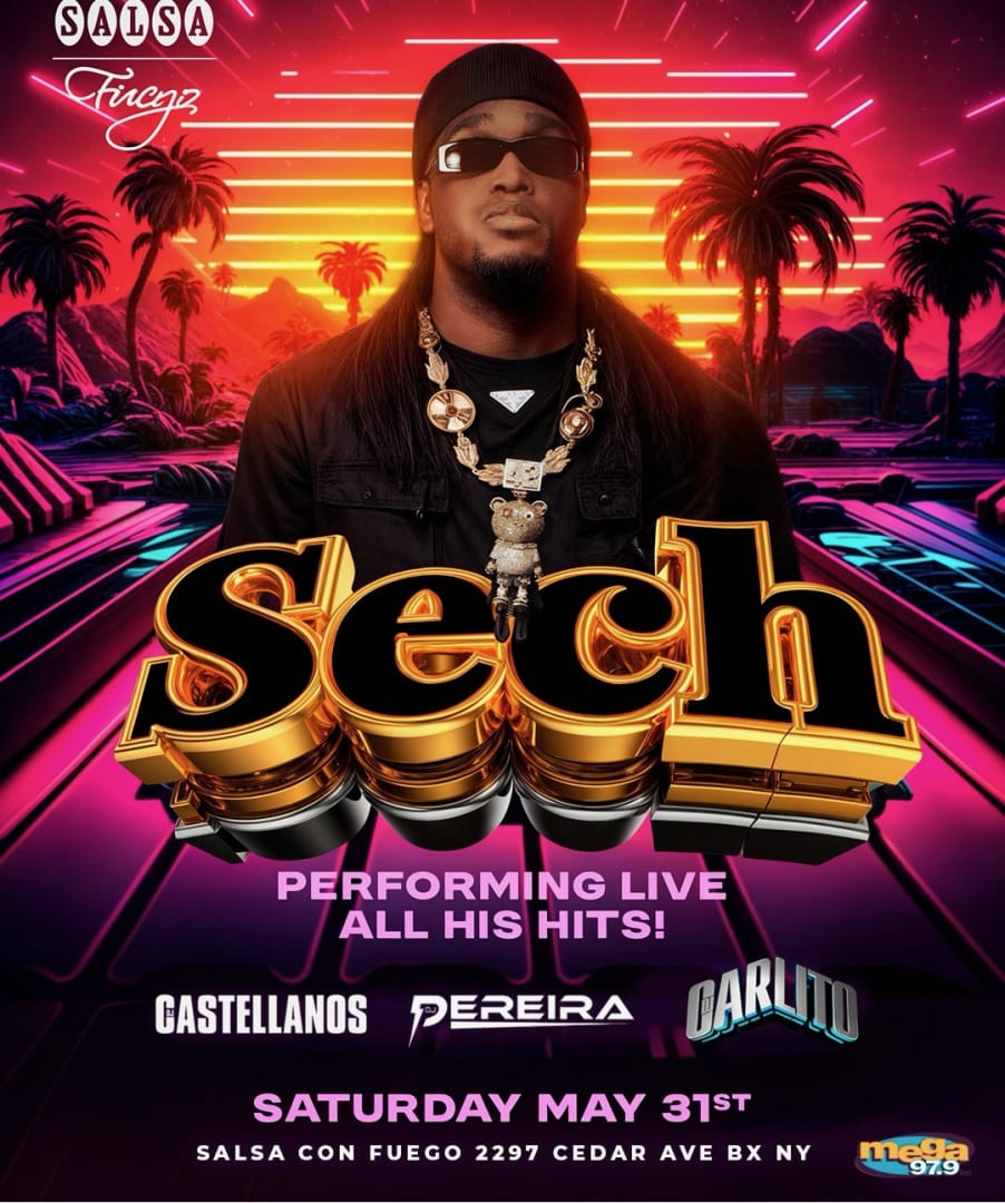 Sech Performing Live at Salsa Con Fuego in Bronx - Tickets 2025-05-31 ...