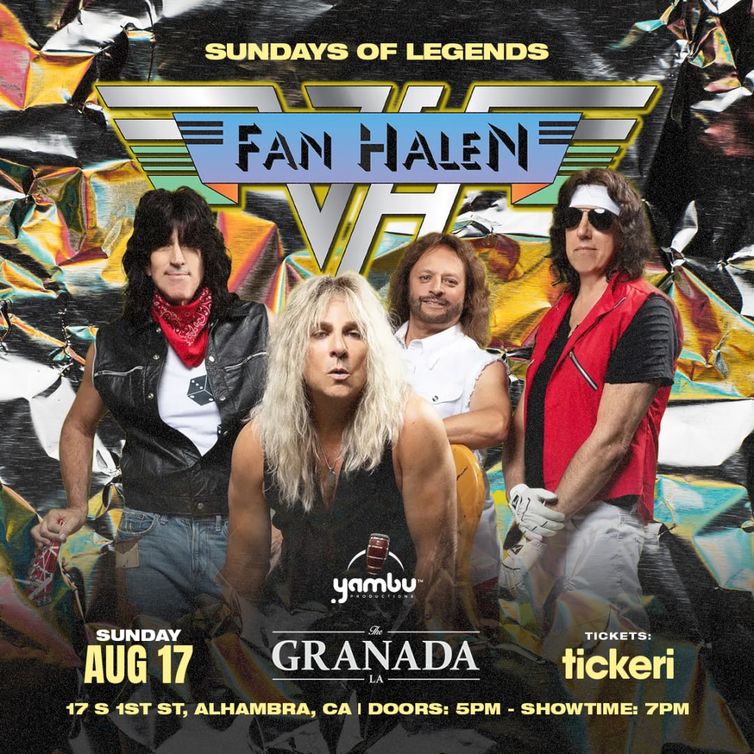 Fan Halen Presents Sundays of Legends Tribute to Van Halen Tickets ...