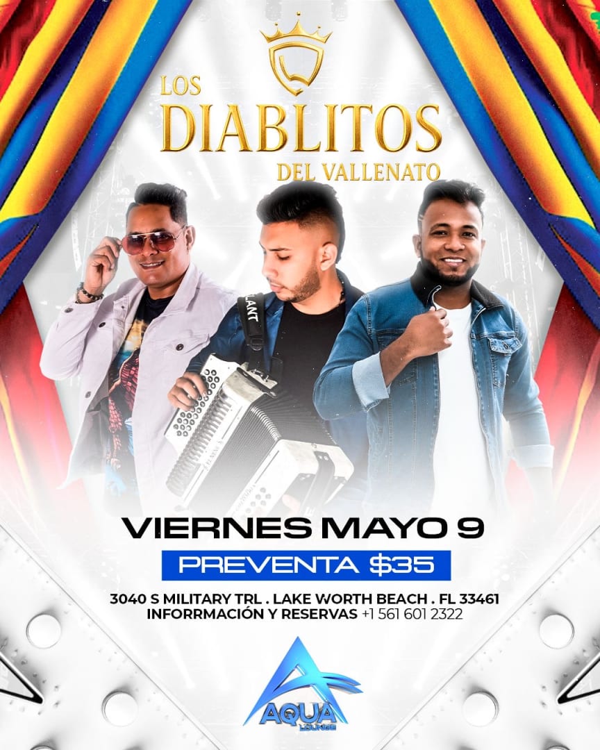 Los Diablitos en VIVO in Lake Worth Beach - Tickets 2025-05-09 | Aqua ...