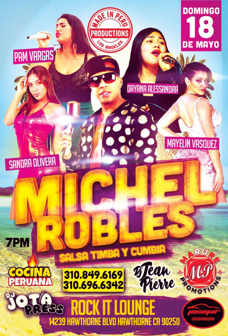 Michel Robles Salsa Timba y Cumbia Mayelin Vasquez Pamela Vargas Sandra ...