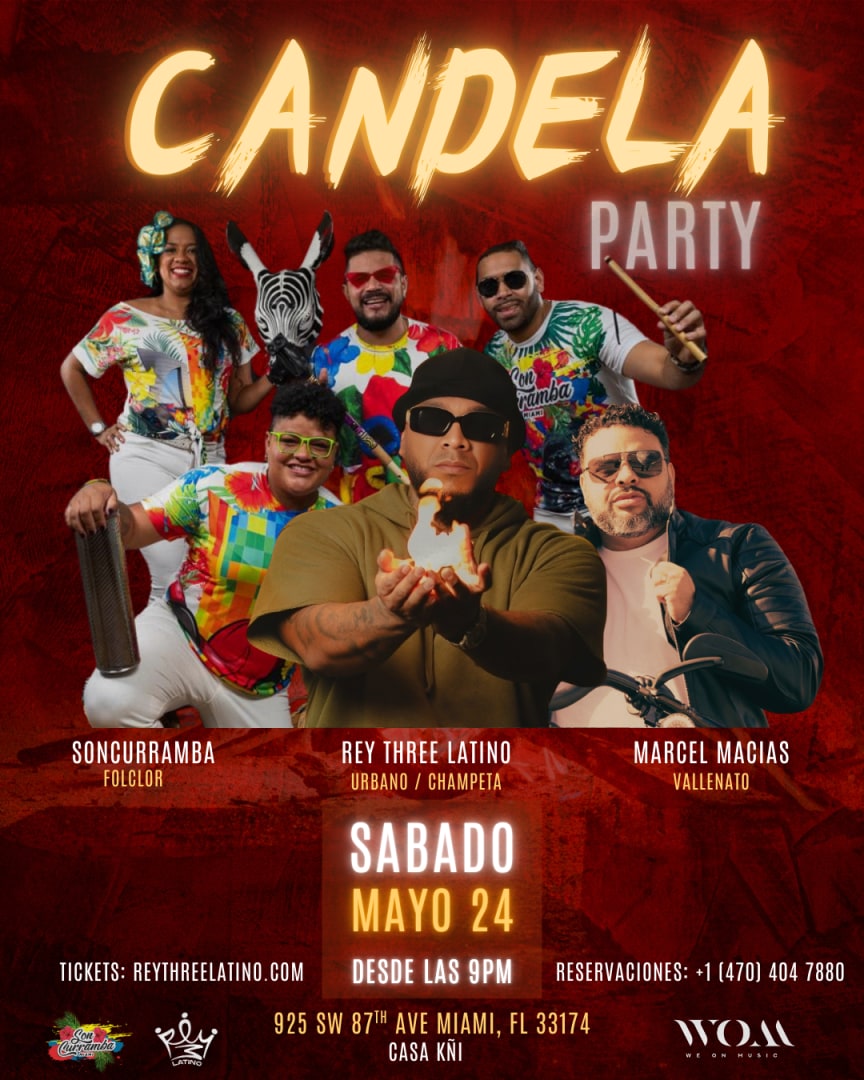 ¡Candela en Vivo! Una noche de raíces, ritmo y fiesta in Miami ...