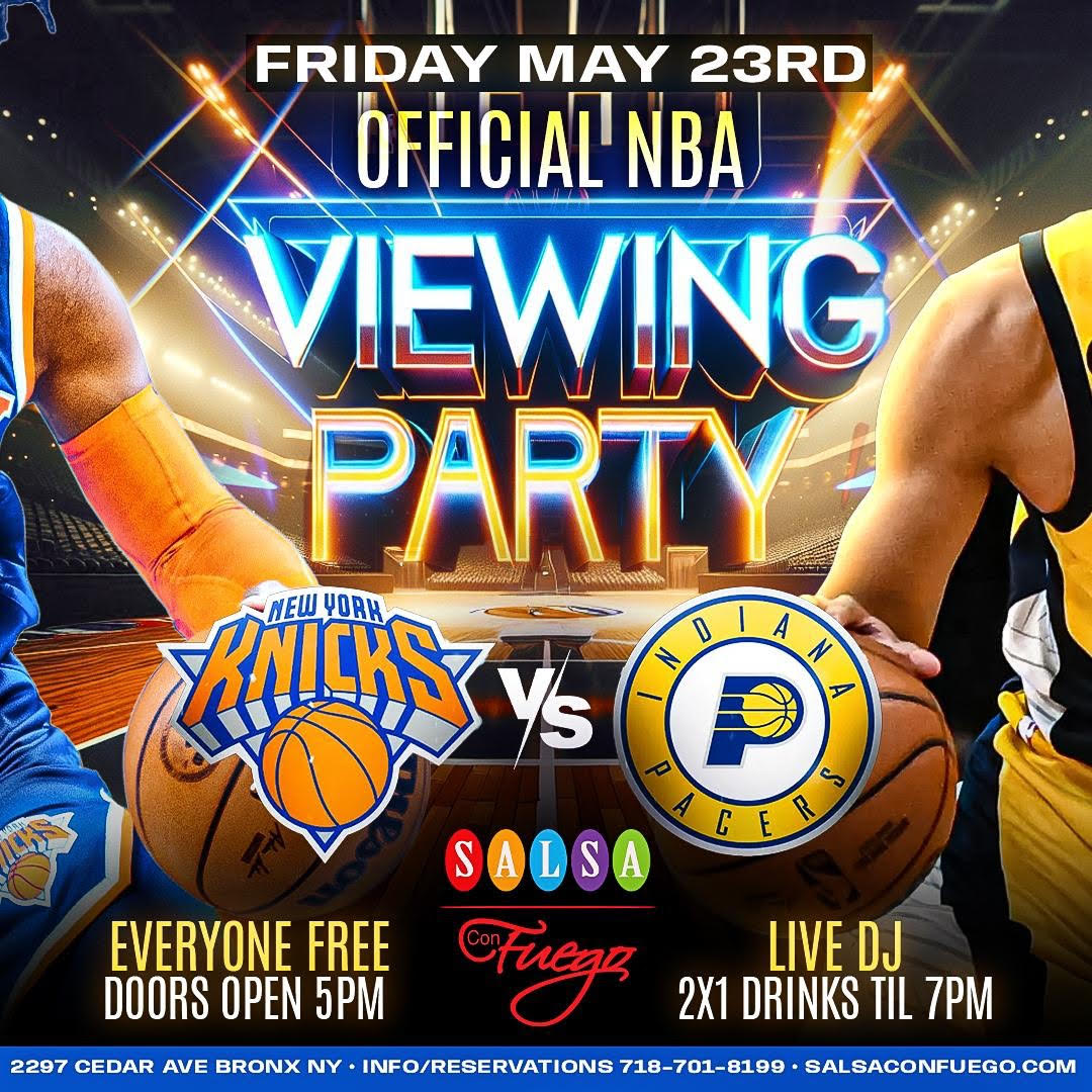 Official NBA Viewing Party Tickets | Boletos - Salsa Con Fuego, Bronx ...