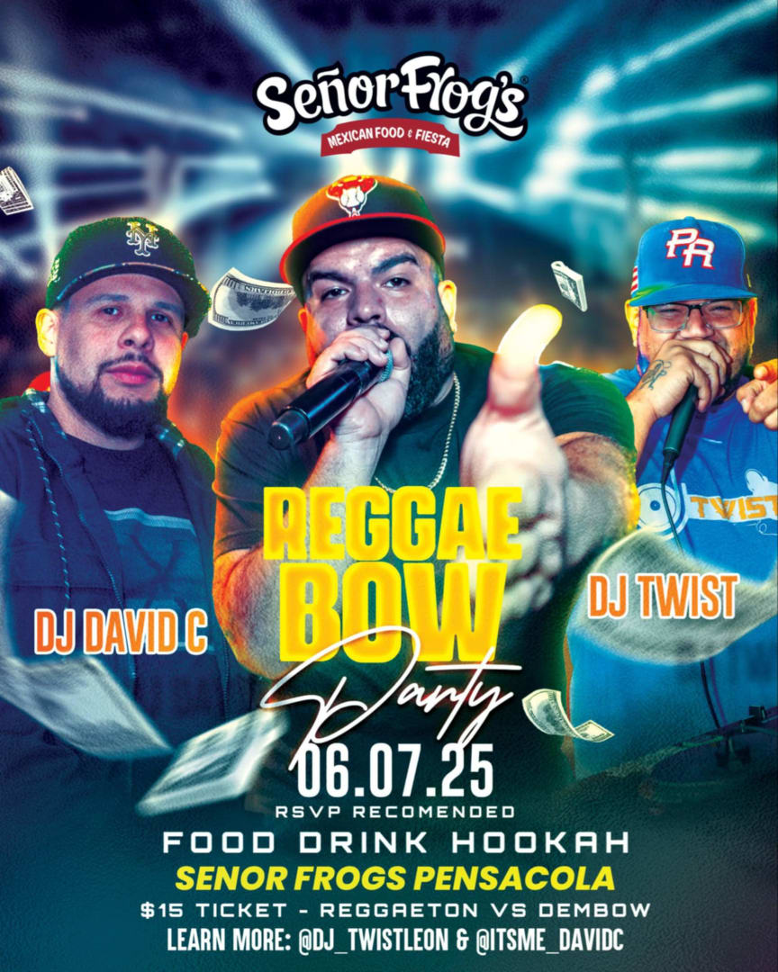 Reggaebow Party Tickets | Boletos - Señor Frog's Pensacola Beach ...