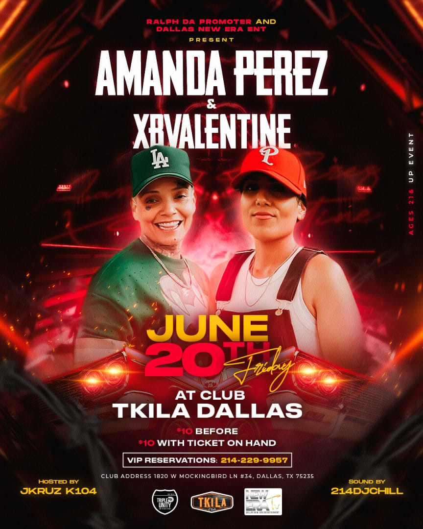 Amanda Perez @ Club Tkila's Dallas in Dallas - Tickets 2025-06-20 ...